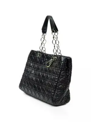 Dior Leather Tote Bag - Black