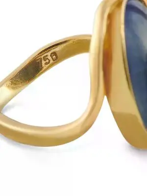 LALAOUNIS Sodalite And Diamond Ring In 18k Yellow