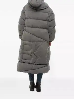 Bacon Quilted Hooded Down Coat