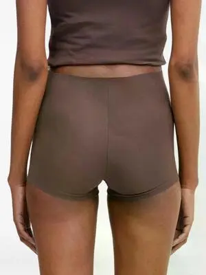 MAISON MARGIELA High-waist Logo Print Shorts