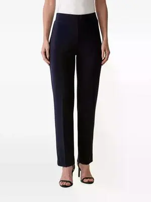 Joseph Ribkoff Pressed-crease Rear-slit Trousers - Blue