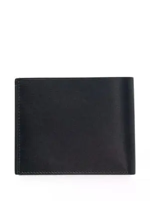 JIL SANDER Soft Calf Leather Bifold Wallet - Black
