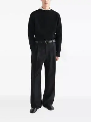 LEMAIRE Double-face Virgin Wool Boat Neck Sweater