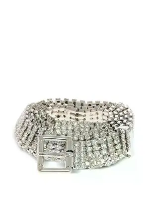 Dsquared2 Crystal Embellished Belt - Silver