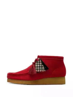Clarks Clarks Originals Wallabee Tassel Detail Ankle Boots Red