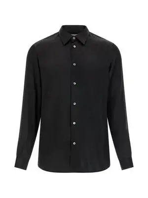 Black Silk Shirts For Men