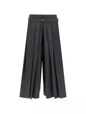 Brunello Cucinelli Pleated Belted Shorts - Grey