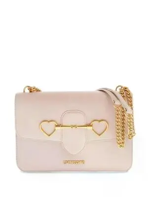 Moschino Heart-detail Shoulder Bag - Neutrals
