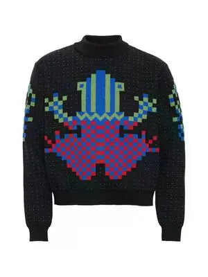 Henrik Vibskov Pixelated Frog Motif Sweater