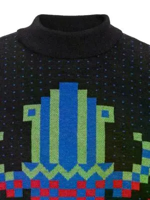 Henrik Vibskov Pixelated Frog Motif Sweater