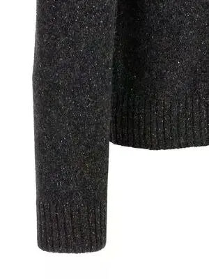 Moschino Bouclé-embroidered Sweater