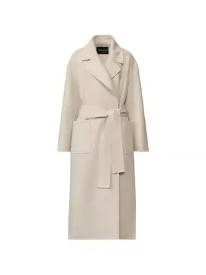 Fabiana Filippi Belted Notch-lapels Coat - Neutrals
