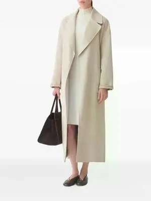 Fabiana Filippi Belted Notch-lapel Coat