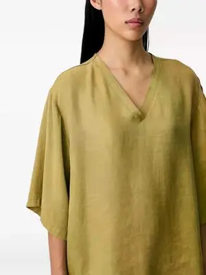VICOLO V-neck Wide-sleeve Top
