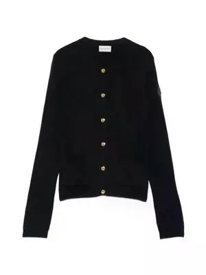 Moncler Ribbed Knit Button-up Cardigan - Blue