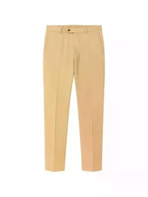 PT TORINO Tailored Straight-leg Trousers - Neutrals