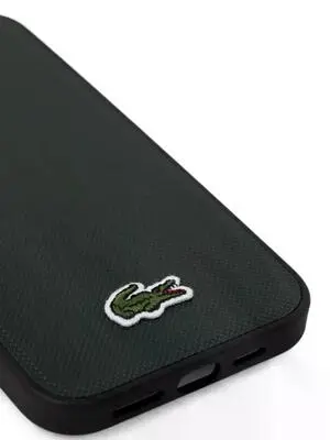 Lacoste Logo-patch Textured Iphone 16 Case