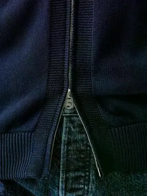 Kenzo Textured Knit Zip-up Hoodie