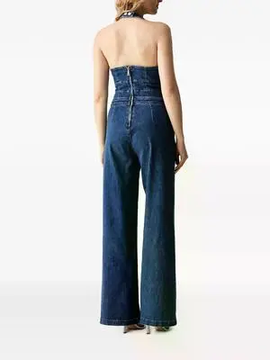 Guess Halterneck Jumpsuit - Blue