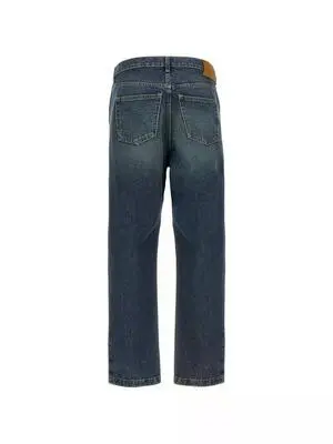 RIVIERA Stone-washed Tapered Jeans