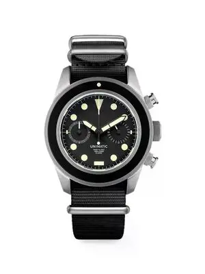 UNIMATIC U3 Classic 41.5mm Watch - Black