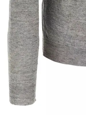 RIVIERA Melange Effect V-neck Cardigan