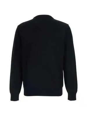 Emporio Armani Logo-embroidered Crew Neck Sweater
