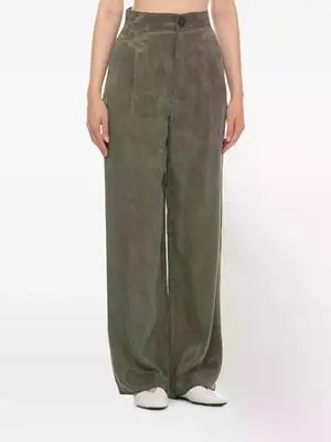 EMME Pleated Wide-leg Trousers
