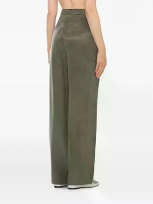 EMME Pleated Wide-leg Trousers