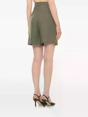 EMME Linen Tailored Bermuda Shorts