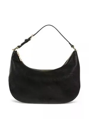 Moschino Hobo Shoulder Bag With Logo Lettering - Black
