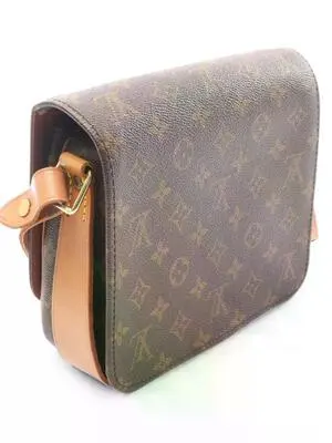 LOUIS VUITTON Monogram Canvas Cross Body Bag - Brown