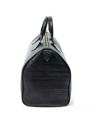 LOUIS VUITTON Epi Speedy 35 Travel Bag - Black