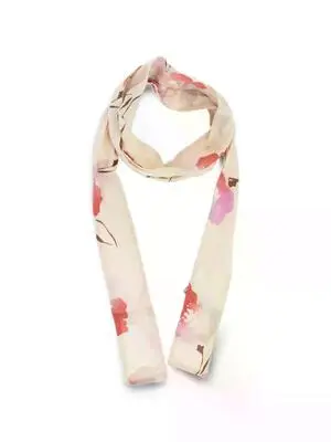 Dsquared2 Floral-print Silk Scarf