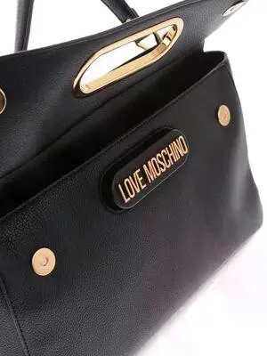 Moschino Logo-plaque Tote Bag