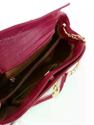Moschino Crocodile-effect Shoulder Bag
