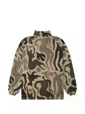 PARRA Abstract Print Fleece Jacket