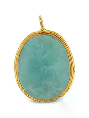 Sylvia Toledano Amazonite Pendant - Gold