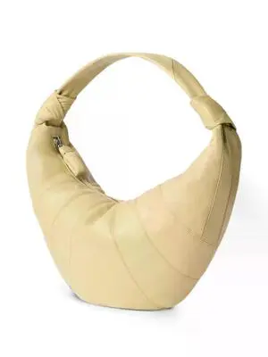 LEMAIRE Fortune Croissant Bag In Leather - Neutrals