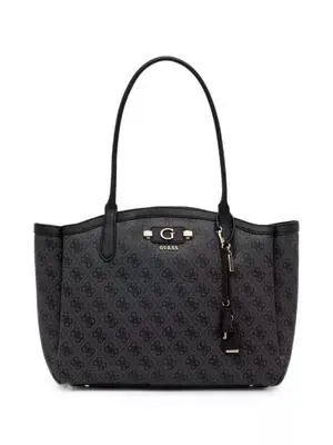 Guess Lindsey Logo-plaque Tote Bag - Grey