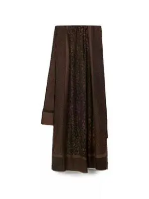 Liu Jo Leopard-print Logo-pattern Scarf