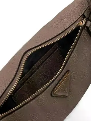 Guess Devon Logo-debossed Belt Bag - Brown