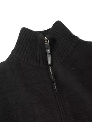 Hermès High-neck Long-sleeve Jacket - Black