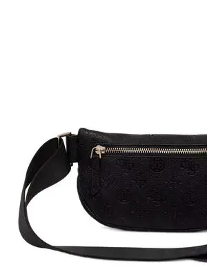 Guess Devon Logo-debossed Belt Bag - Black