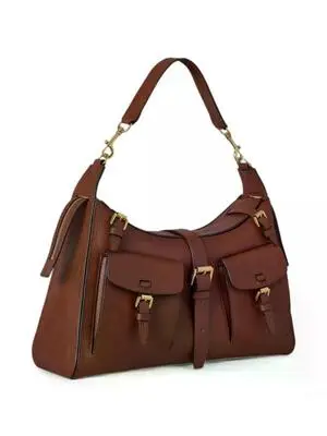 Mulberry Roxanne Buckle-detail Shoulder Bag - Brown