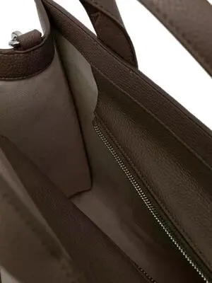Karl Lagerfeld Logo-embroidered Tote Bag - Brown