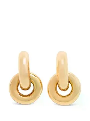 Dkny Alani Interlocking Hoop Earrings - Gold