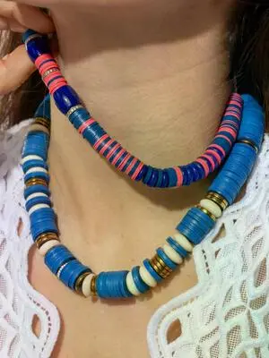 HIJAS DE PUKA Maria Rondelle Necklace - Gold