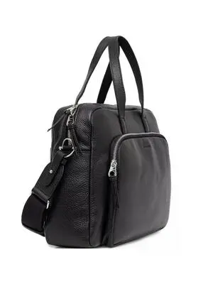 COCCINELLE Grained Leather Luggage Bag