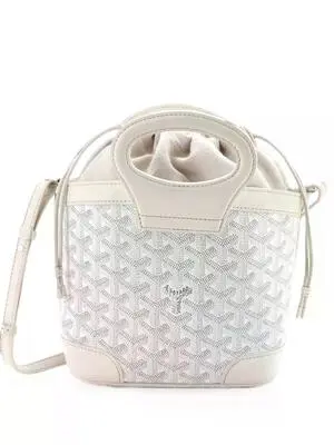 Goyard Beluga Coated Canvas Mini Tote Bag - White